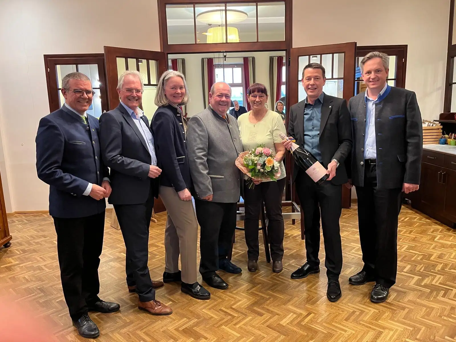 Große Ehrung für Ökonomierat Adolf Mechtler in Hobersdorf